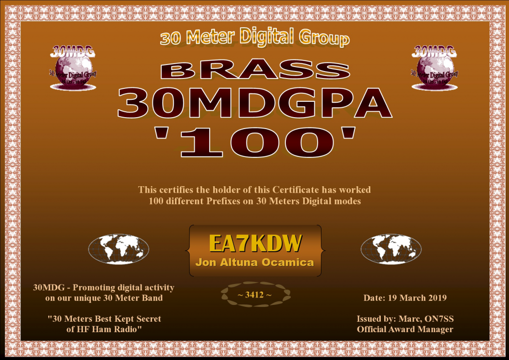 EA7KDW-30MDG-PA-100-Certificate – Jon Altuna Ocamica